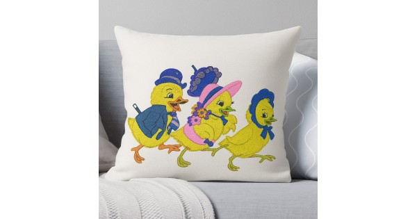 Easter Parade with the Quack Pack Embroidery Design