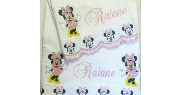 Minnie Mouse Border Embroidery Design
